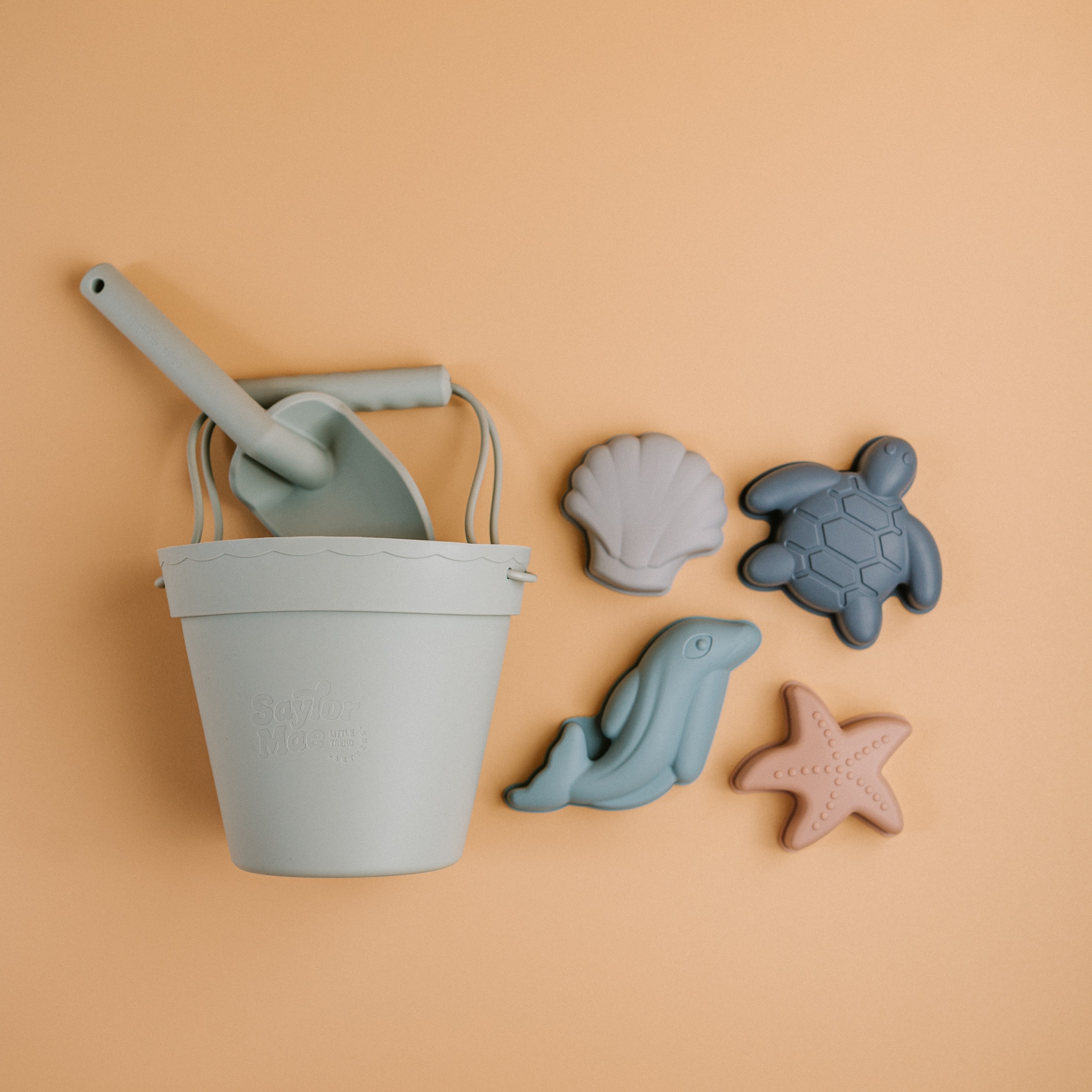 Silicone Beach Sets NZ | Beach Bucket and Spade Set | Saylor Mae